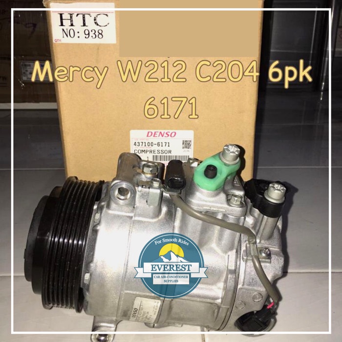 Jual Compressor Kompresor AC Mobil Mercy W212 6pk Denso (6171) | Shopee ...