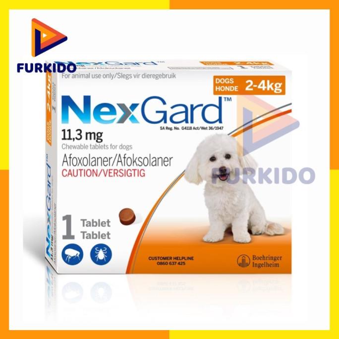 Jual HARGA TERBAIK!!! Nexgard Obat Kutu Anjing / Demodex S (2-4 kg ...