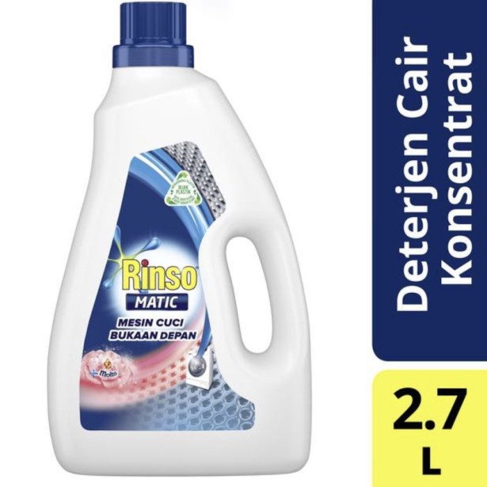 Jual RINSO MATIC FRONT LOAD 2,7 LITER BOTOL DETERGENT LIQUID MURAH ...