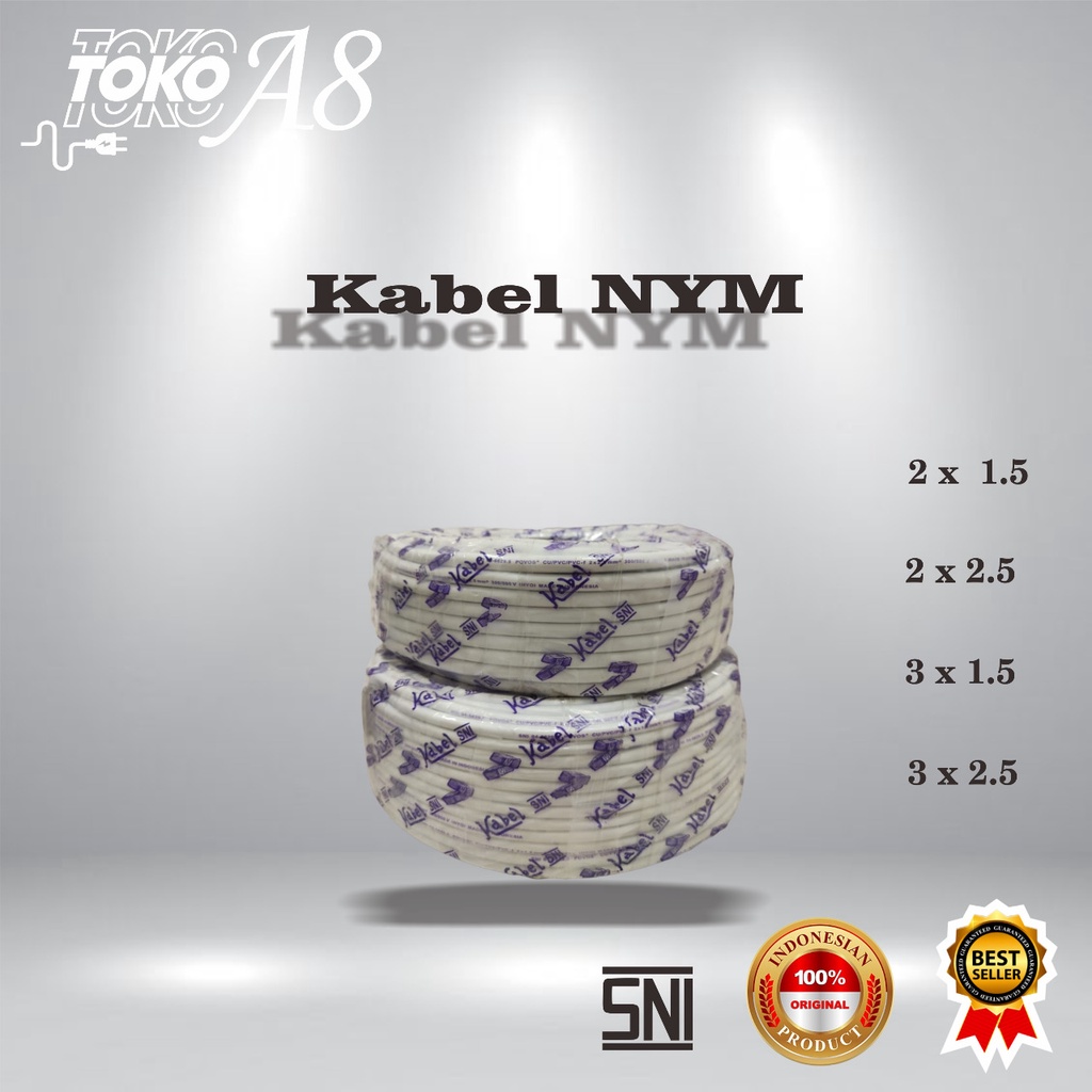 Jual Kabel NYM / Kabel Putih Engkel / Harga per Meter | Shopee Indonesia