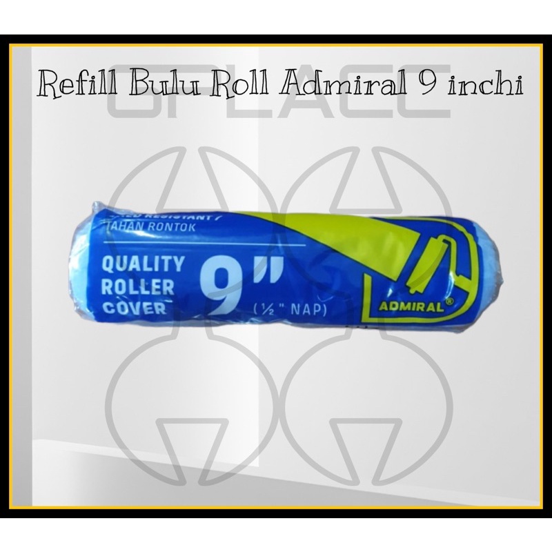 Jual Refill rol cat admirall / isi ulang rol cat besar 9inc cat tembok ...
