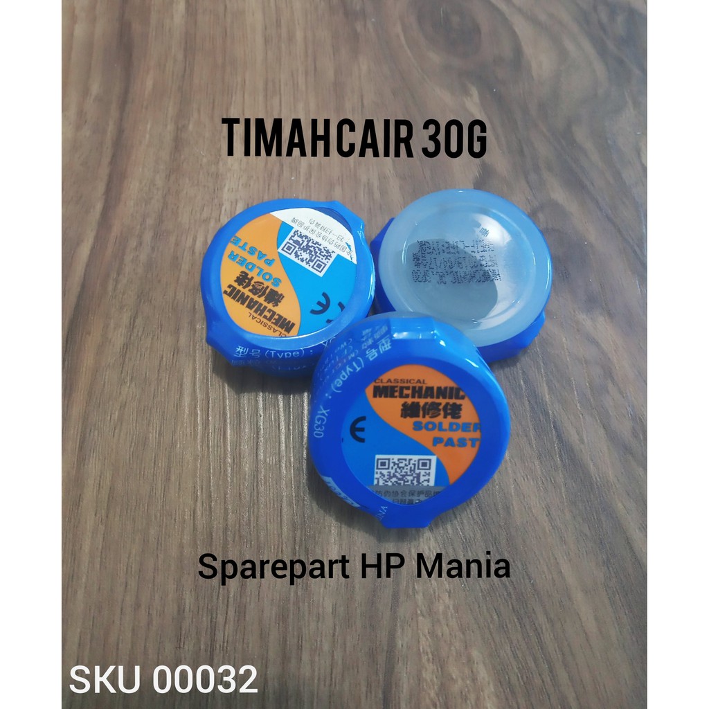 Jual TIMAH CAIR MECHANIC XG30 16G TIMAH PASTA SOLDER XG-30 ORIGINAL ...