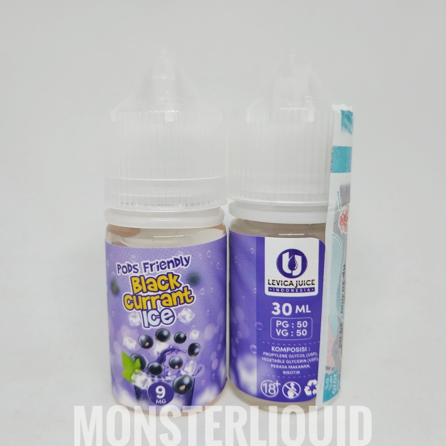Jual POD FRIENDLY BLACKCURRANT ICE BY LEVICA JUICE 9MG 30ML | Shopee ...