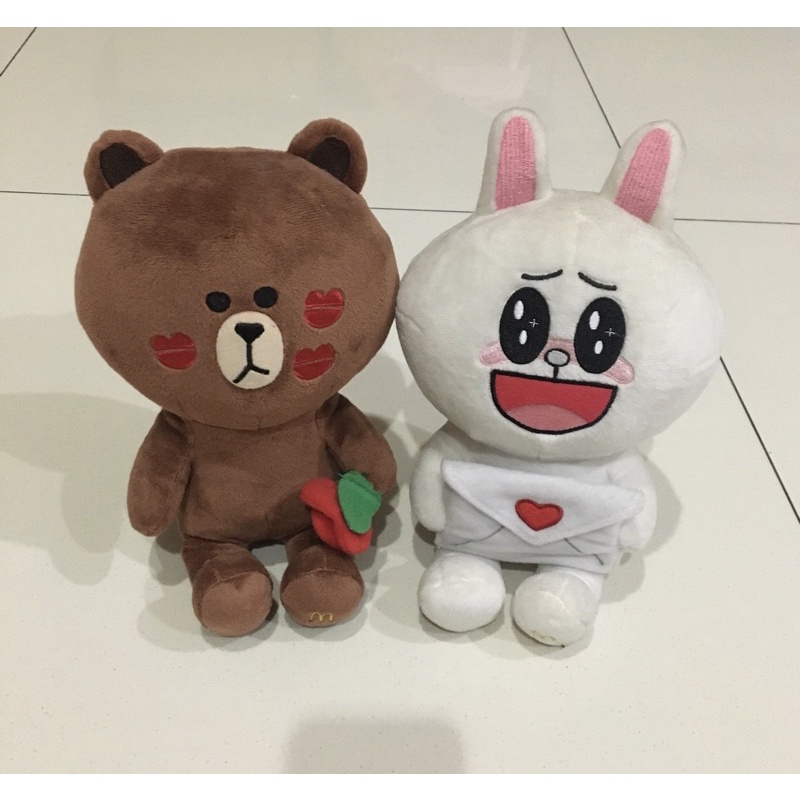 Jual line friends doll couple (brown & cony) | Shopee Indonesia