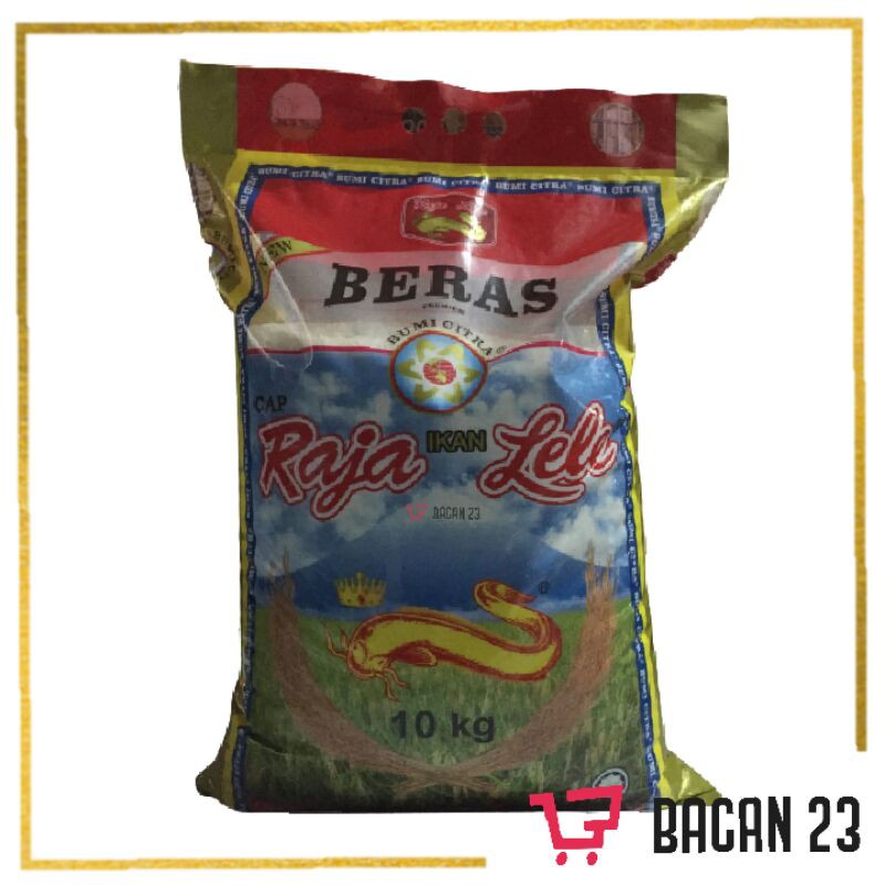 Jual Beras Raja Ikan Lele (10 Kg) / Beras Putih / Bacan 23 - Bacan23 ...