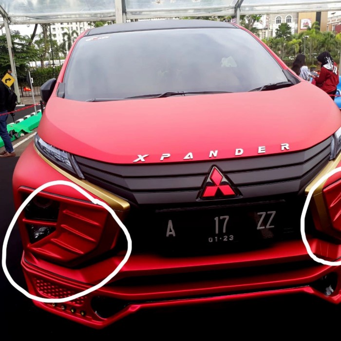 Jual Cover Headlamp Xpander/ Garnish Headlamp Xpander | Shopee Indonesia