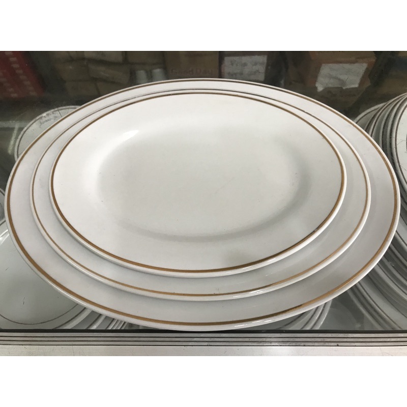 Jual PIRING OVAL / LODOR Klasik Lis Emas 10, 12, 14 dan 18inch | Shopee ...
