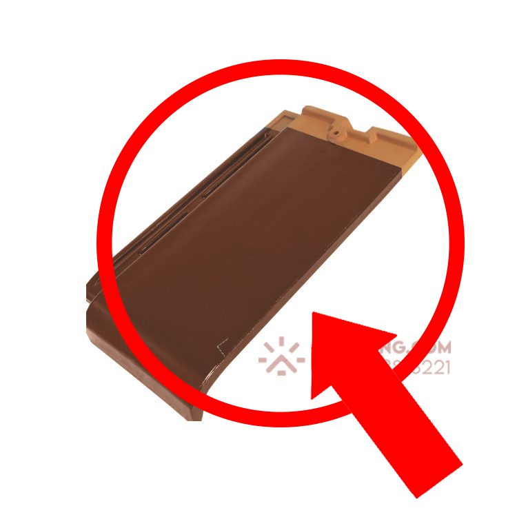 Jual Genteng Setengah Kanmuri Tipe Full Flat KFF 5 Warna Natural Aksesoris Genteng Keramik ...