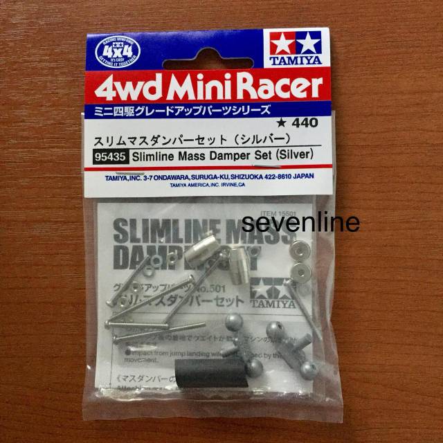 Jual TAMIYA 95435- TAMIYA SLIMLINE MASS DAMPER SET (SILVER) | Shopee ...