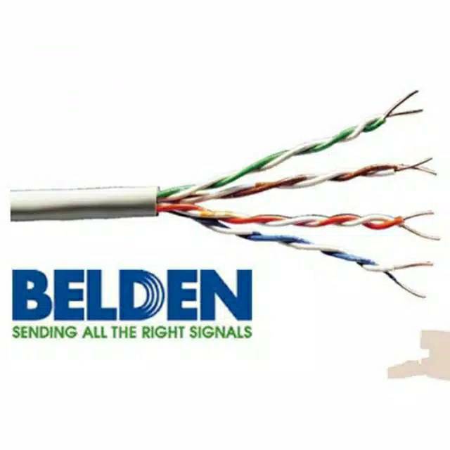 Jual Belden Kabel Lan UTP Cat6 Belden USA Original Harga Meteran Tipe ...