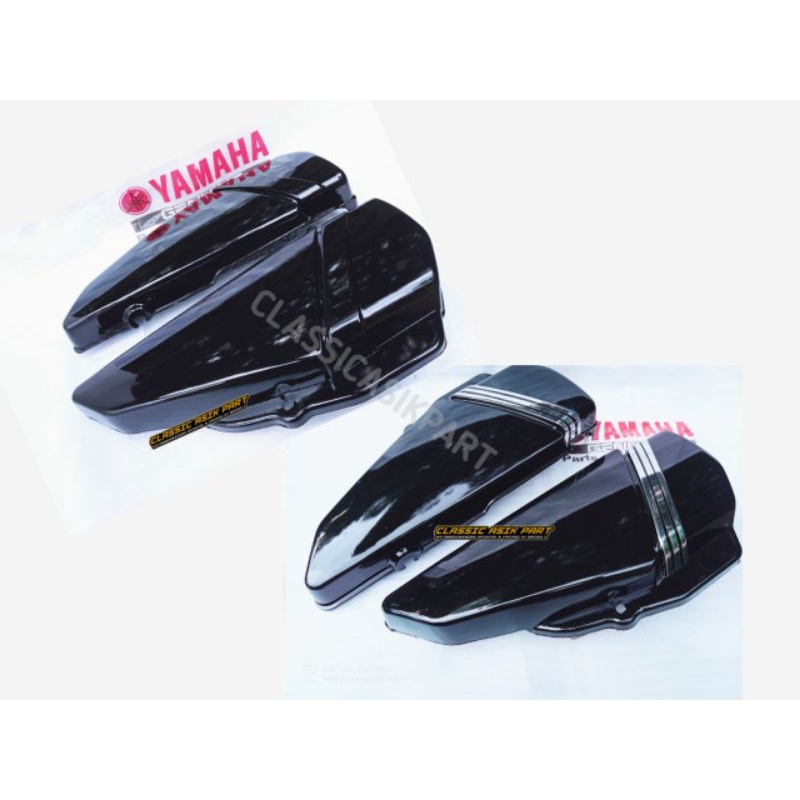 Jual Cover tutup box aki accu rx king rxking hitam lash chrom | Shopee ...