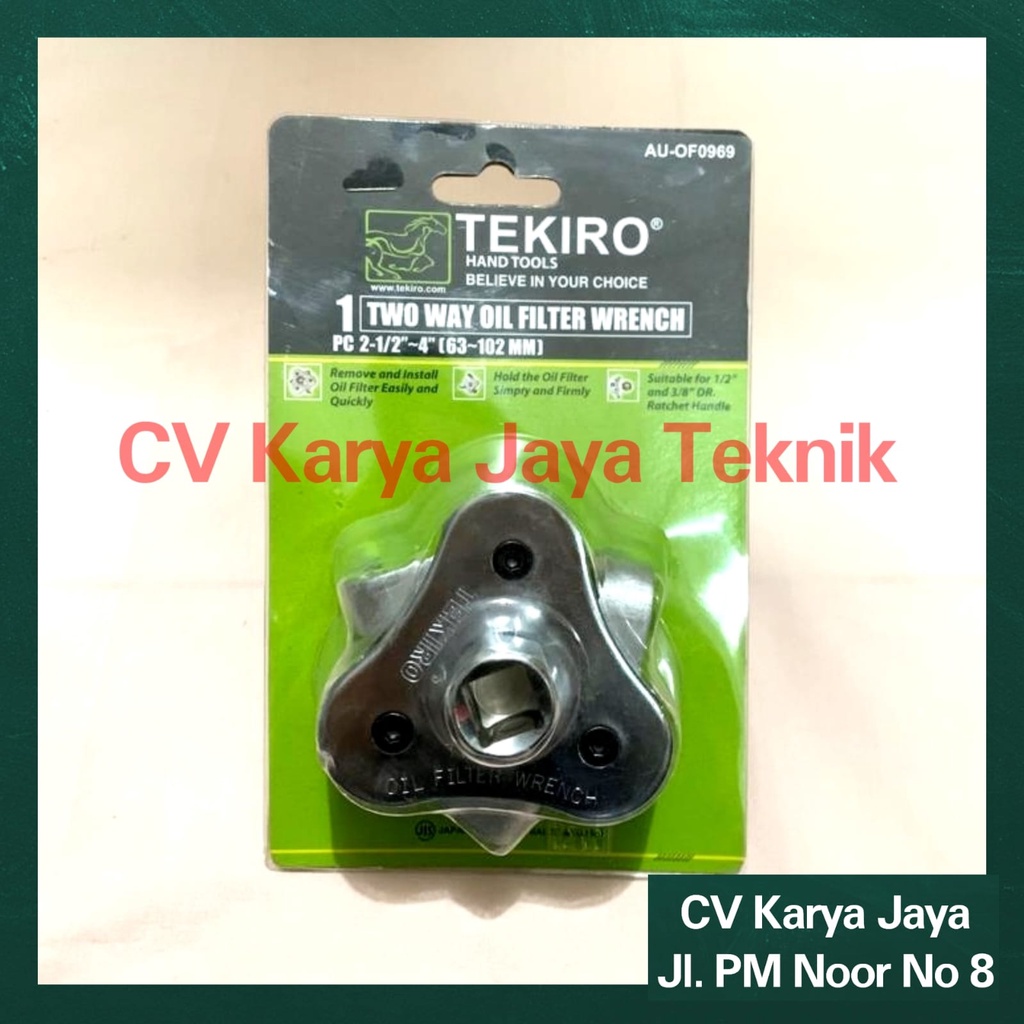 Jual Kunci Filter Oli Two Way Tekiro / Pembuka Filter Oli Mobil 3 kaki ...