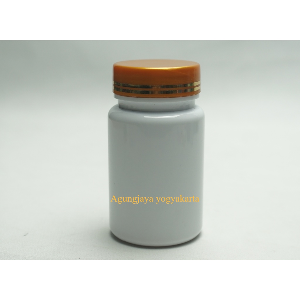 Jual Botol Obat 100 ml Putih Plug Segel / Botol Kapsul 100 ml | Shopee ...