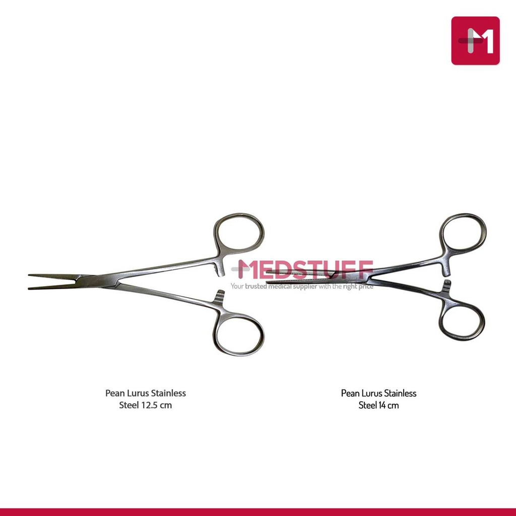 Jual Pean Lurus Klem Arteri Lurus Artery Clamp Gunting Hemostat ...