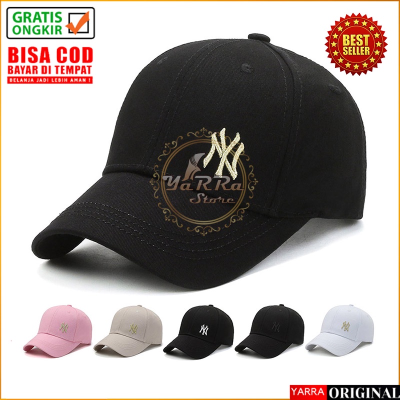Jual Topi Pria Wanita Baseball Distro NY MLB Fashion Korea Casual ...