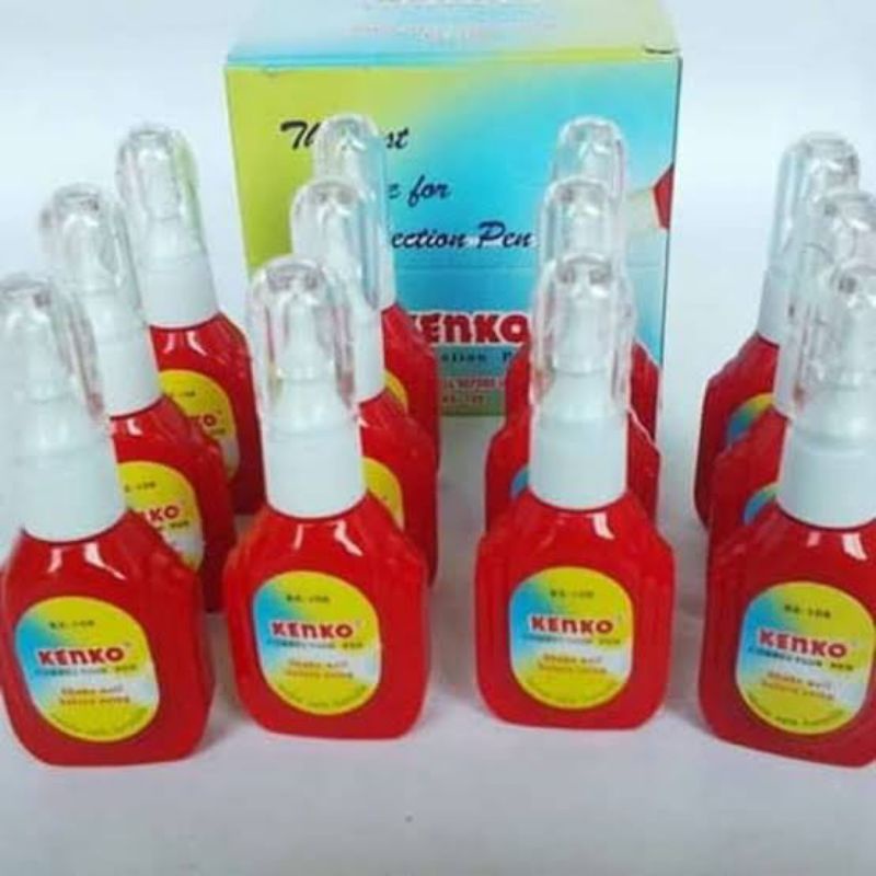 Jual 12 pca Tip ex kenko ORIGINAL , penghapus cair , cocok untuk di ...
