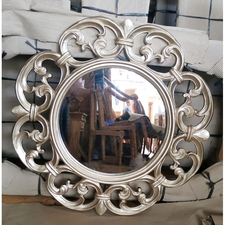 Jual Cermin Pigura Ukiran - Mirror - Pigura Mewah - Frame Klasik ...