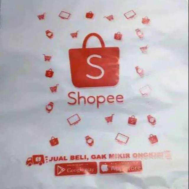 Jual Shopee Plastik Kemasan Paket (1 pak = 100 pcs) 35 x 50 cm | Shopee ...