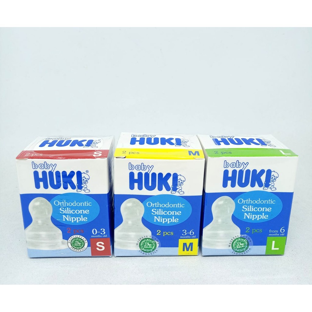 Jual HUKI - NIPPLE ORTHODONTIC KEMASAN BOX / DOT GEPENG | Shopee Indonesia