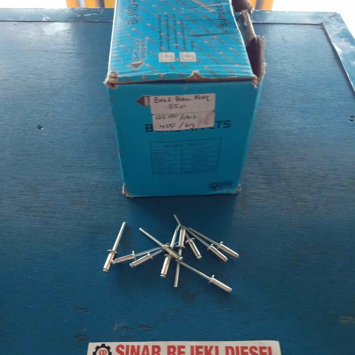Jual Paku Rivet Paku Keling Type Tipe 550 Benz isi 50 pcs | Shopee ...