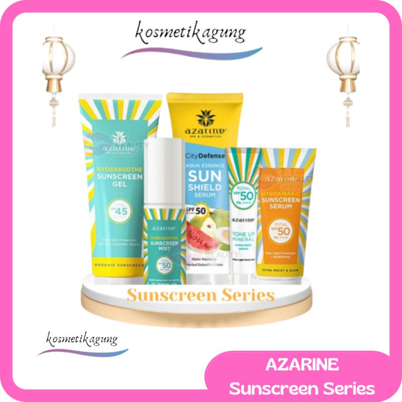 Jual AZARINE Hydrasoothe Sunscreen Series Gel SPF 45 PA++++ | SPF 50 PA ...