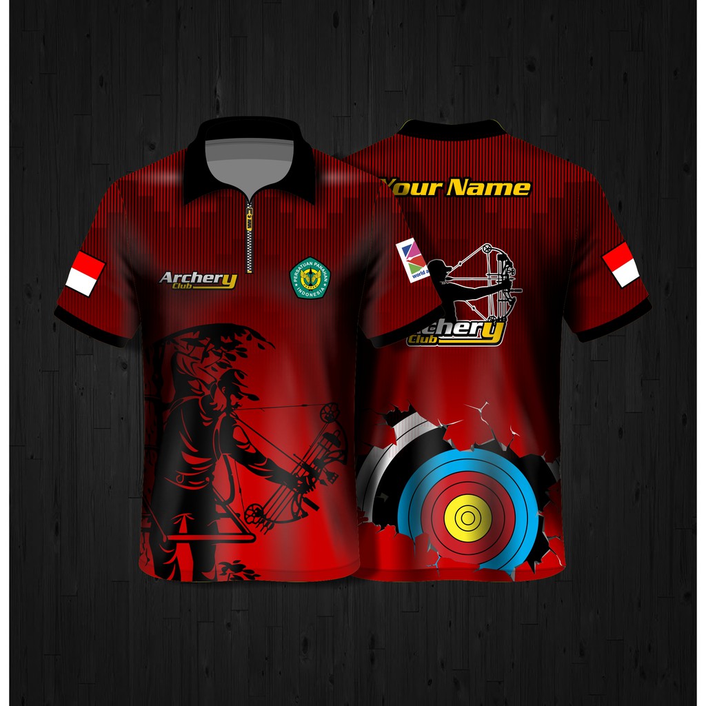 Jual KAOS BAJU JERSEY PANAHAN ARCHERY / KAOS BAJU JERSEY PANAHAN CUSTOM ...