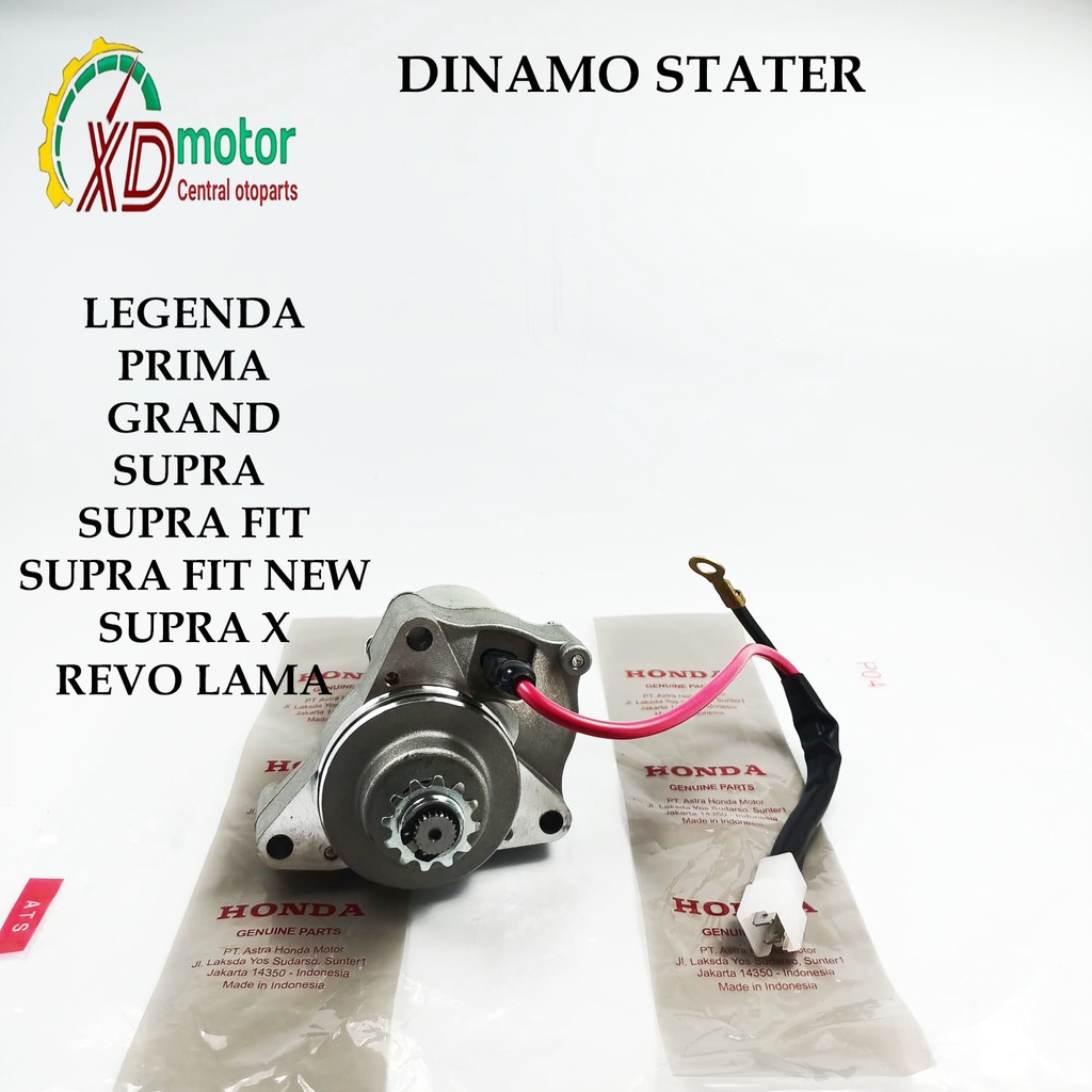 Jual DINAMO STATER KEV GRAND SUPRA HONDA MOTOR STARTER FIT NEW REVO ...