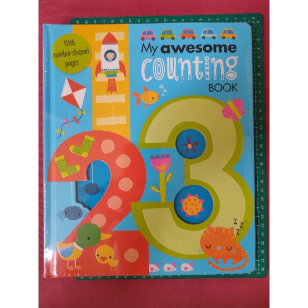 Jual My awesome counting book with number shaped pages | Shopee Indonesia