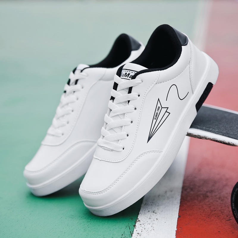 Jual Sepatu Sneakers Pria SS-Senji Bravas Putih SNJK01 Fashion Casual ...