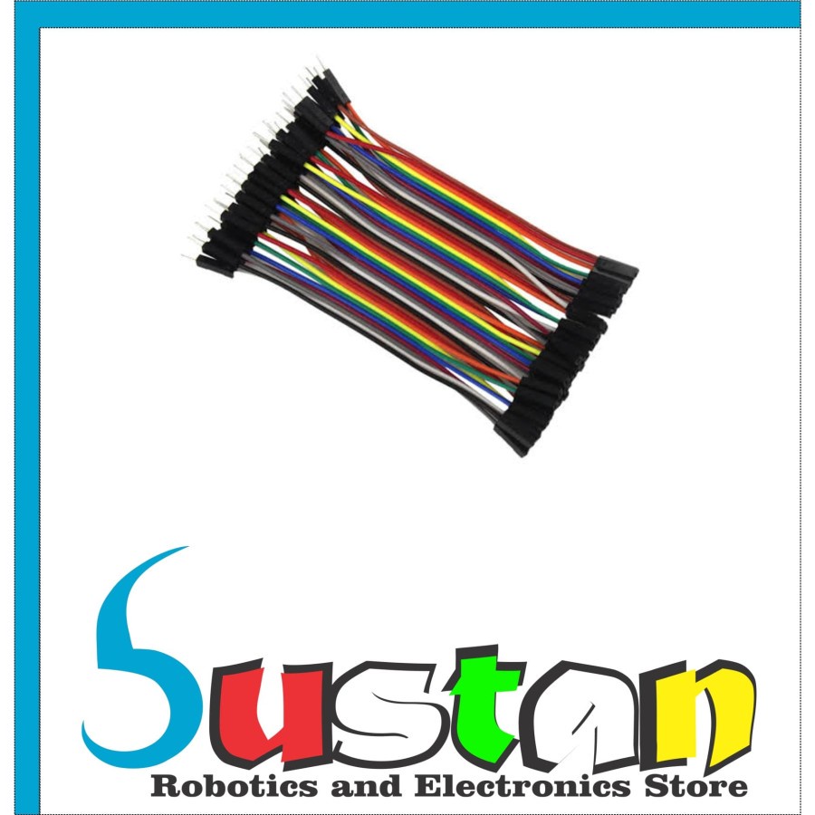 Jual 40pcs Kabel Jumper Cable 10cm Female to Male Wire Breadboard ...