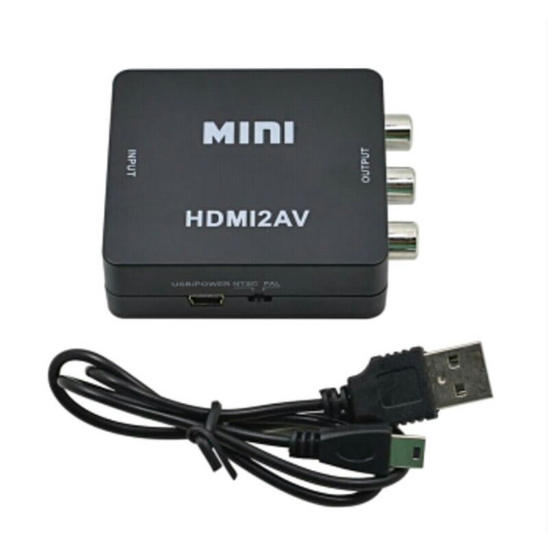 Jual HDMI to AV RCA Converter Adapter HDMI TO AV / RCA CONVERTER ...