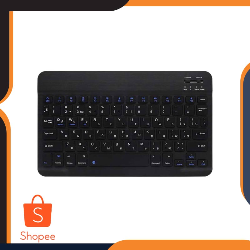 Jual Keyboard Wireless Bluetooth Rechargeable 10 Inch Minimalis Modern ...