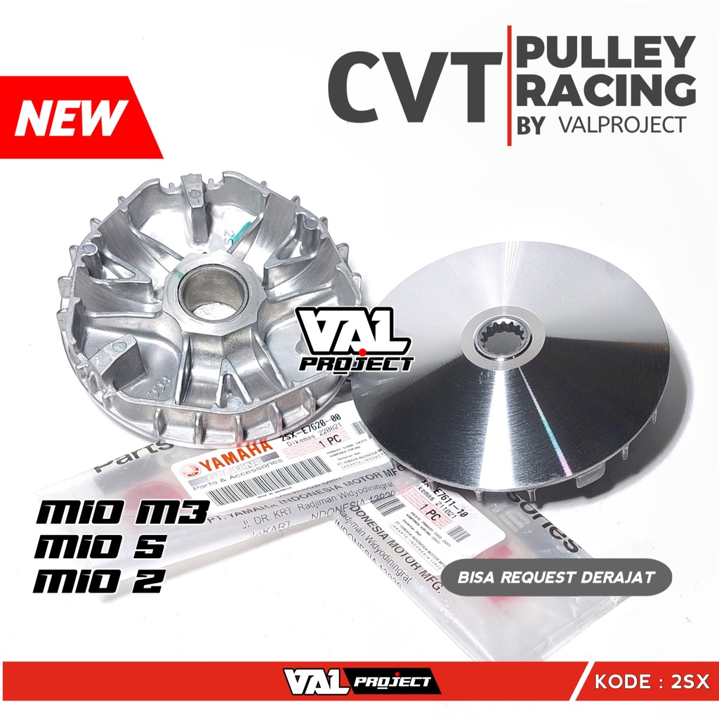 Jual Pulley Rumah Roller MIO M3 MIO Z MIO S Pulley Racing Upgrade Cvt ...