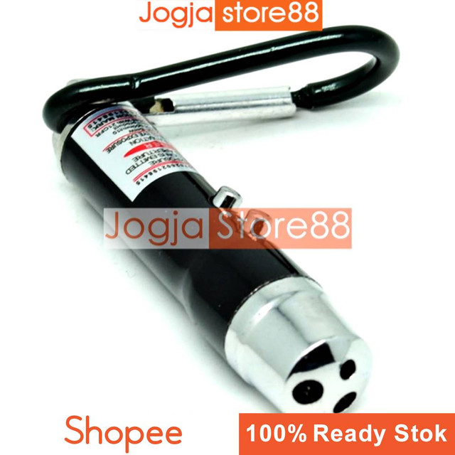 Jual Laser Pointer | 3 in 1 Red 1mw 650nm + Senter LED & cahaya UV Cek ...