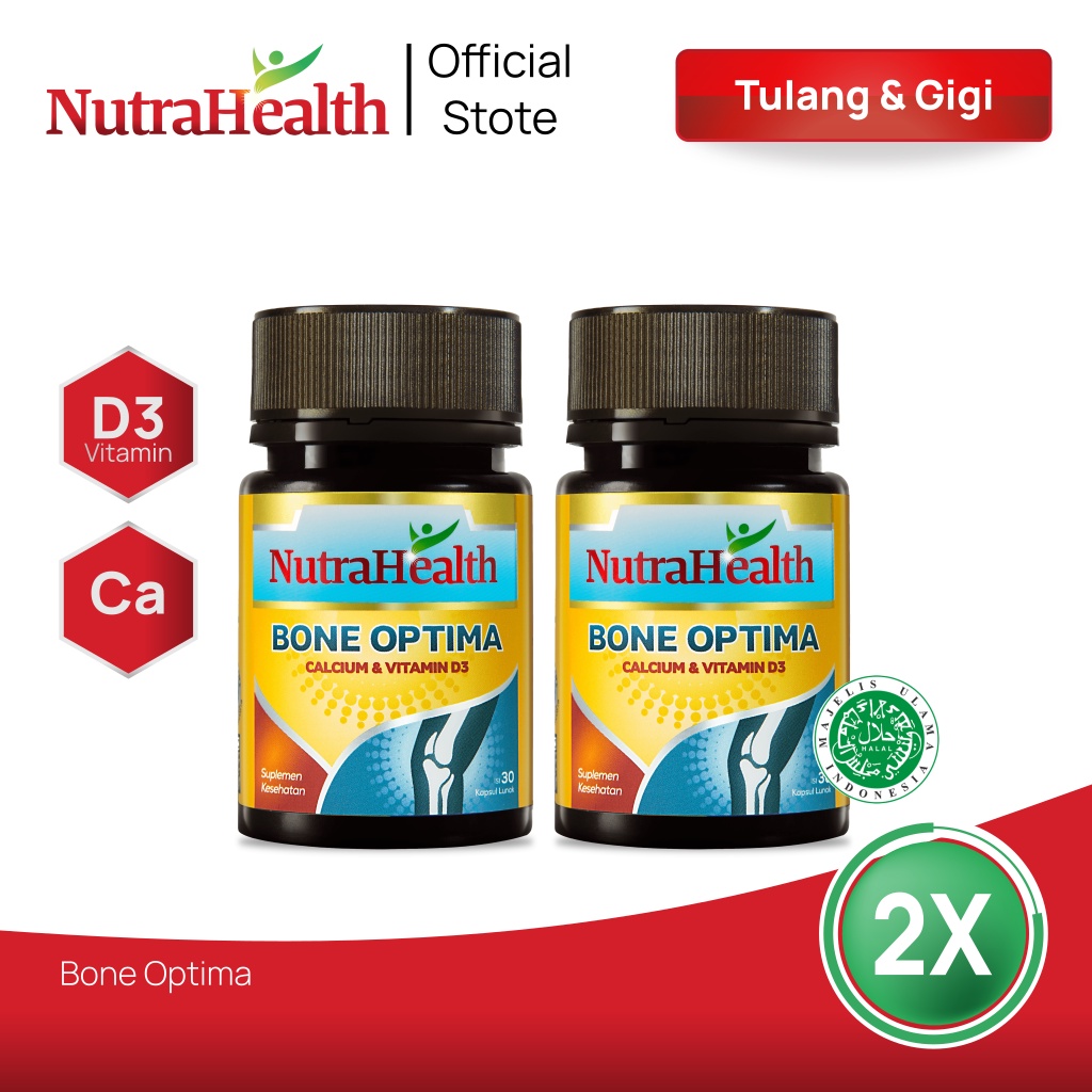 Jual Paket hemat Bone Optima NutraHealth isi (2 x 30) Softgel | Shopee ...