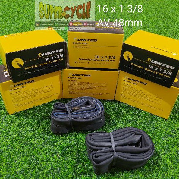 Jual Ban Dalam Sepeda 16 x 1 3/8 United Innova AV Schrader Valve | Shopee Indonesia