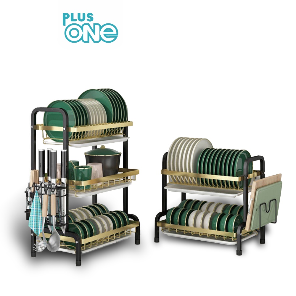 Jual Plus One Rak Piring Stainless Steel Rak Dapur / Rak wastafel rak ...