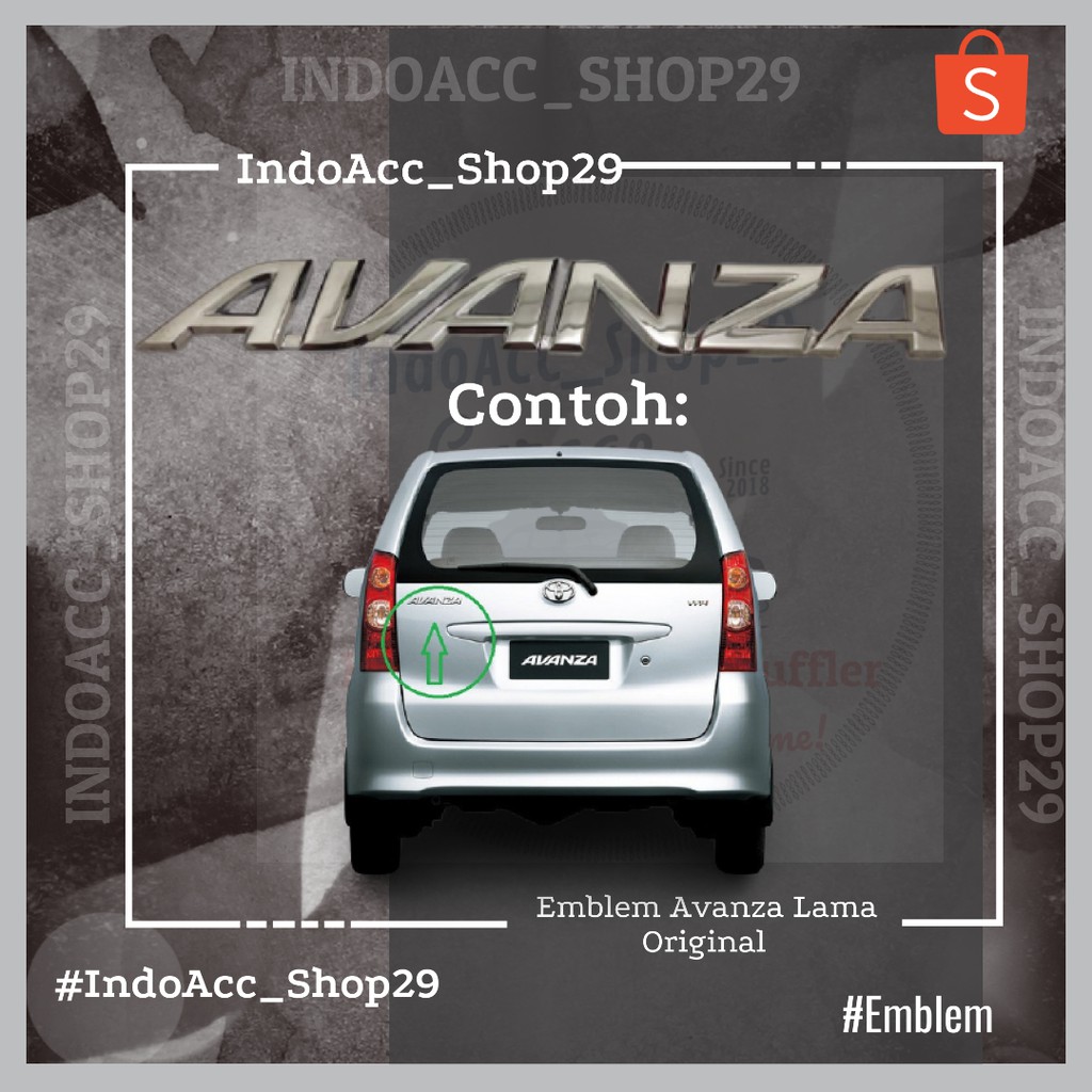 Jual Emblem/Logo Avanza Vvti/ Avanza Lama | Shopee Indonesia