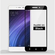 Jual Tempered glass xiaomi redmi 4a full cover hitam. | Shopee Indonesia