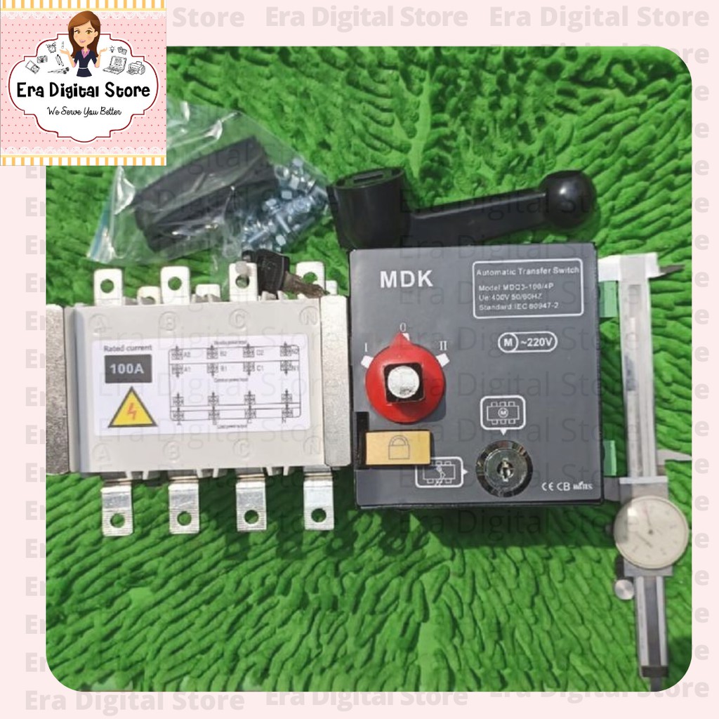Jual ATS 100A SUQ3 4P Otomatis Genset ke PLN 3 Phase Ori MDK Original ...