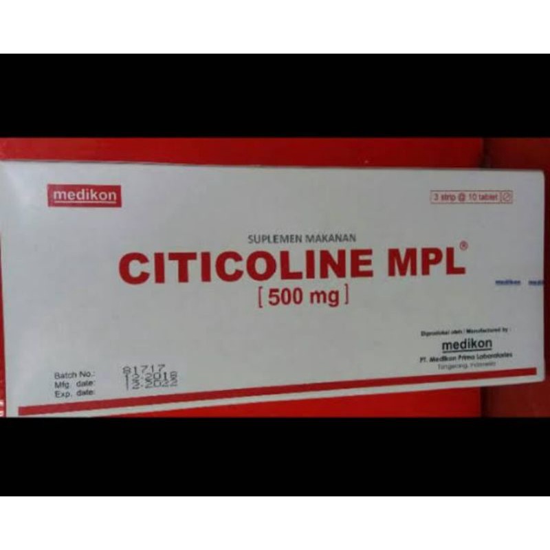 Jual Citicolin MPL Tab Box | Shopee Indonesia