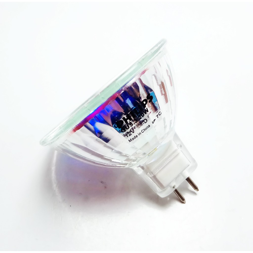 Jual lampu halogen philips essential mr16 20 watt 12 volt | Shopee ...