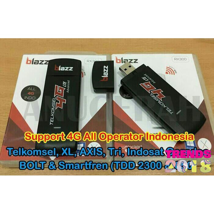 Jual PROMO HARGA MURAH Blazz RX300 USB Modem All 4G LTE 300mbps Support ...