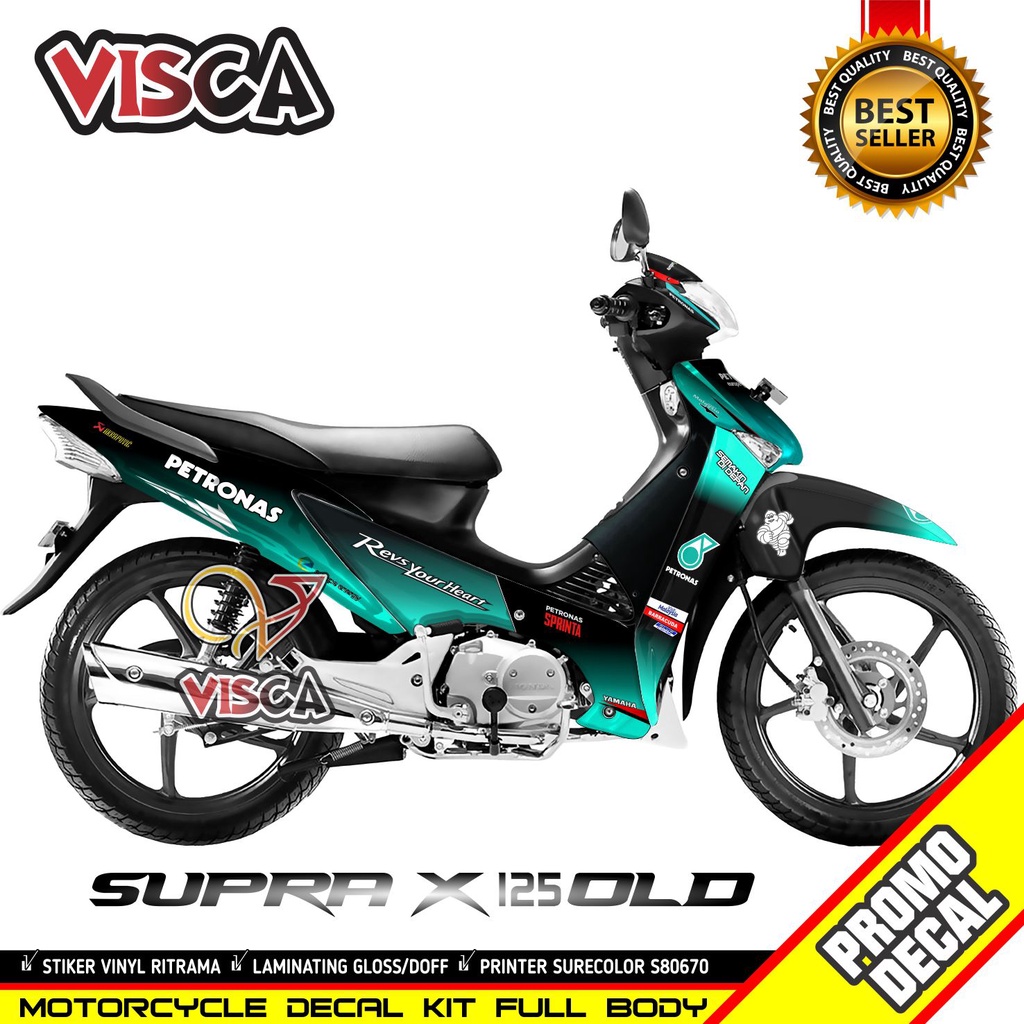 Jual Decal Supra X 125 Lama Modif Keren Stiker Supra X 125 Lama Full ...