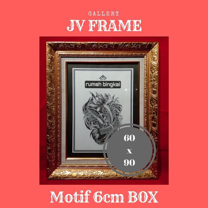 Jual Bingkai Foto Motif 6cm +Linen/ List dalam Ukuran 60x90 | Shopee ...