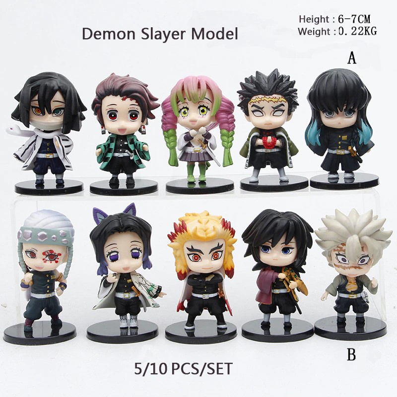 Jual Figure Demon Slayer Pilar Kimetsu No Yaiba Hashira set 5 | Shopee ...