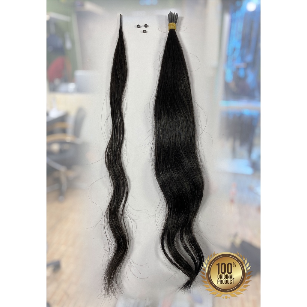 Jual Hair Extension 40cm 100 Helai IKAL / LURUS | Shopee Indonesia