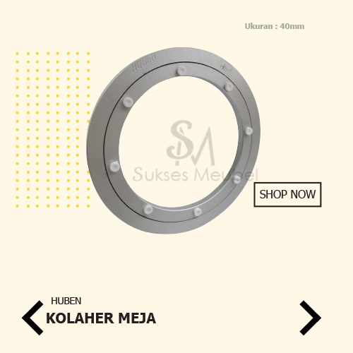Jual HUBEN Ring Meja Aluminium KM 40 Diameter Luar 40 cm | Ring Meja ...