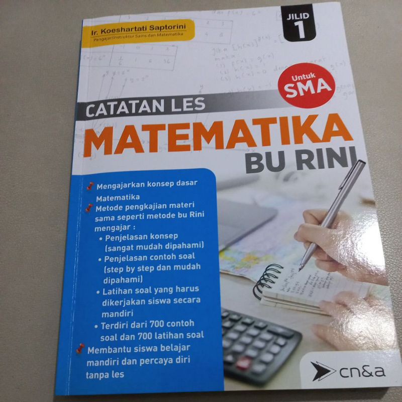 Jual Catatan Les Matematika Bu Rini SMA kelas X jilid 1 | Shopee Indonesia