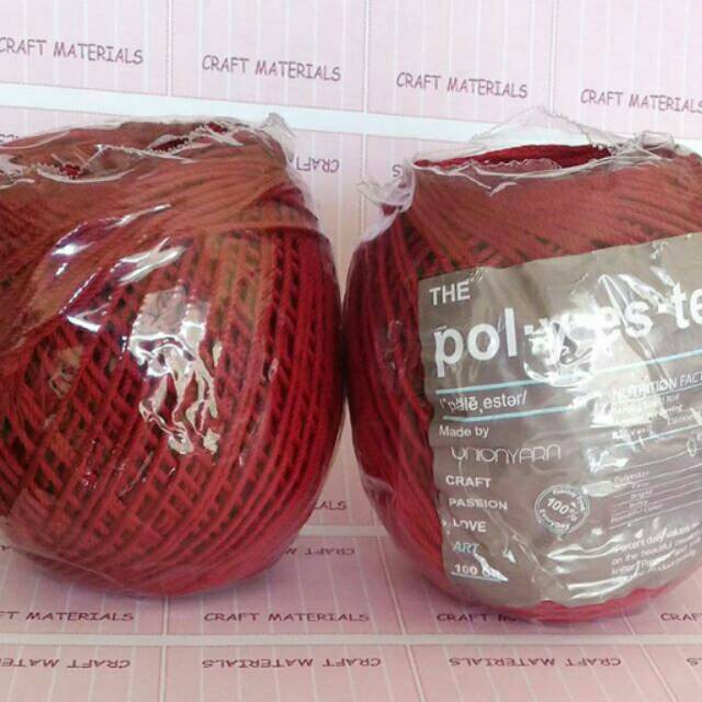 Jual BENANG RAJUT POLYESTER KILAP UNION BIG PLY | Shopee Indonesia